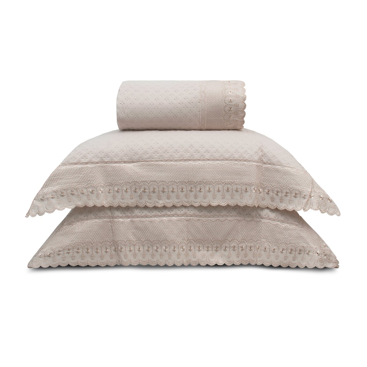 Kit Colcha King com 2 Porta Travesseiro Bordare Premium Appel Home ...